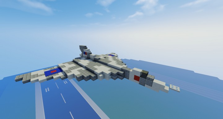 Avro Vulcan RAF Strategic Bomber Minecraft Map