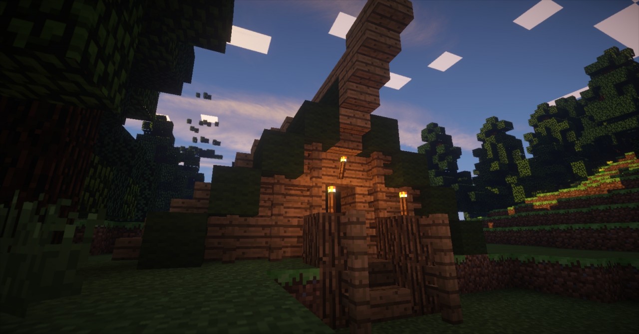 Medieval Camp with a fire Minecraft Map