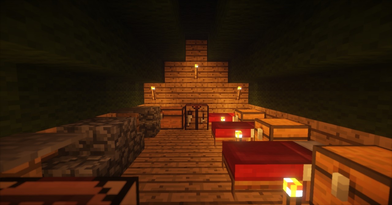 Medieval Camp with a fire Minecraft Map