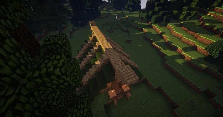 Medieval Camp with a fire Minecraft Map