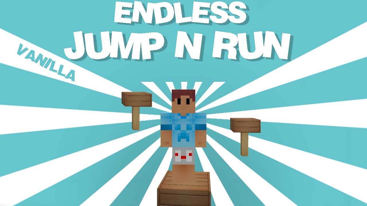 Minecraft Endless Jump n Run [one command] Minecraft Map
