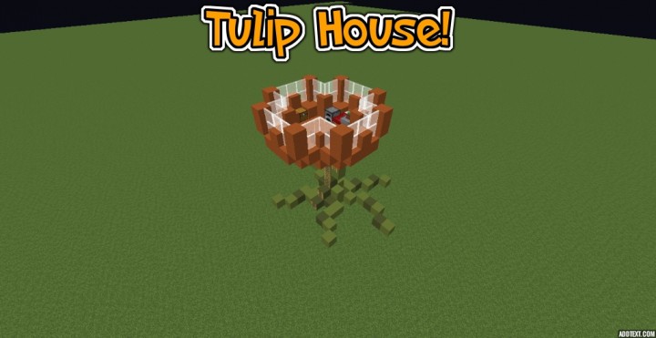 Orange Tulip House Minecraft Map