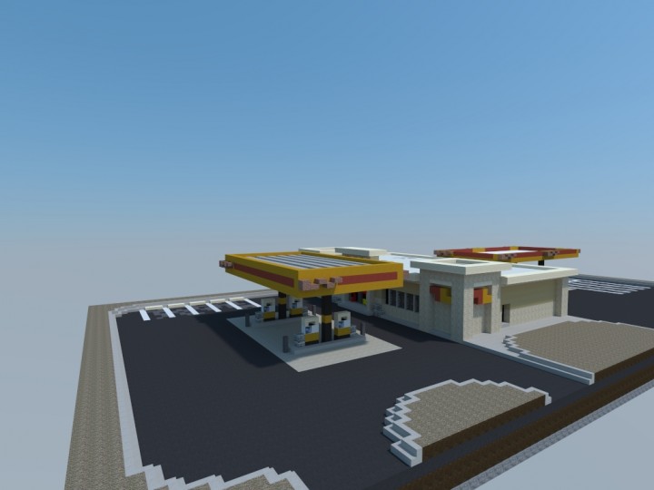 Love's Truck Stop | Realistic Build Series Minecraft Map