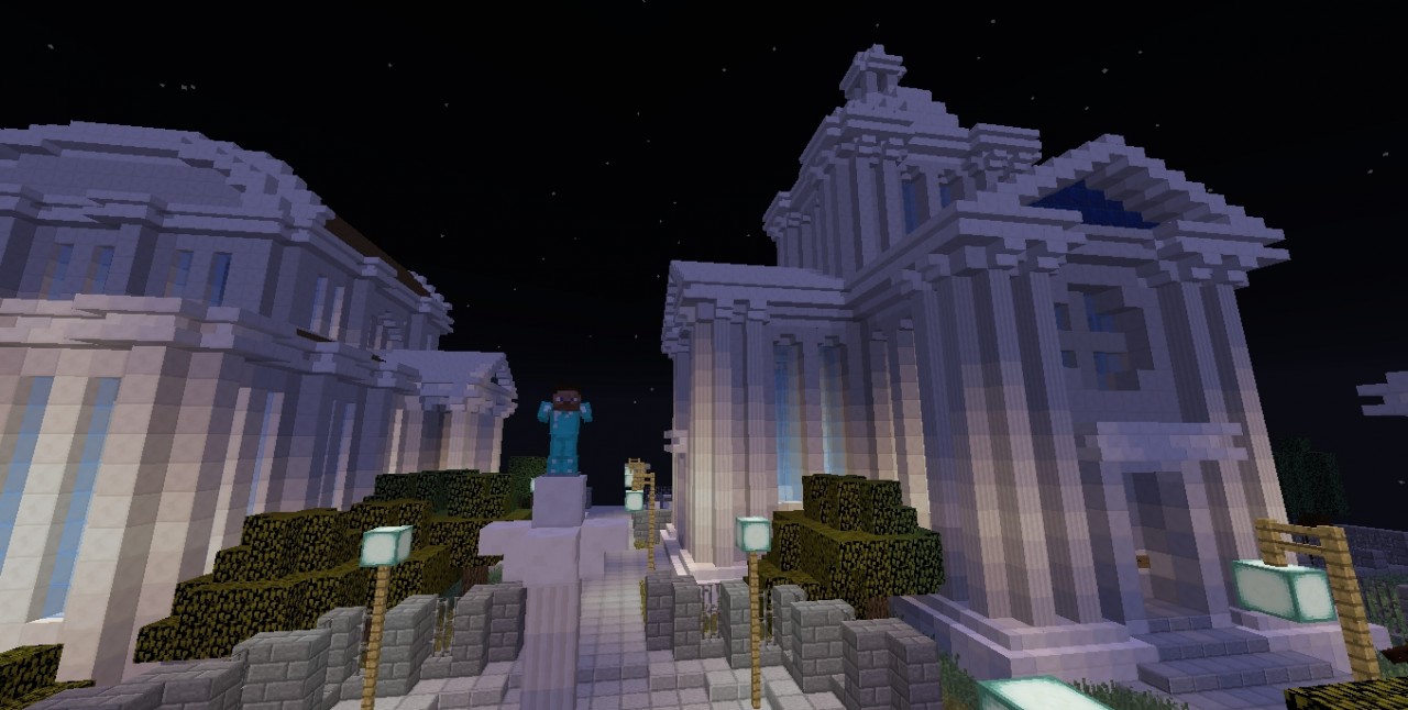 Big Server Spawn Minecraft Map