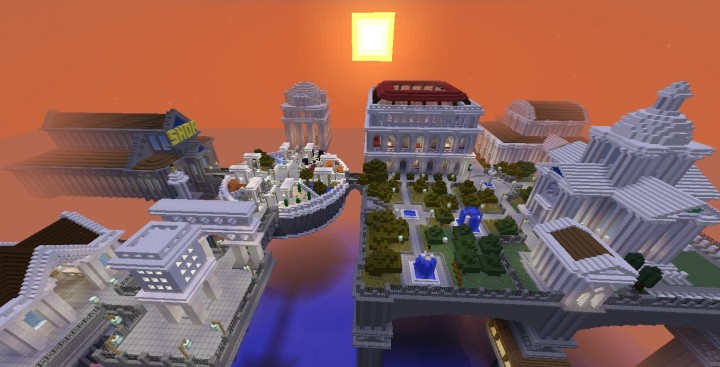 Big Server Spawn Minecraft Map