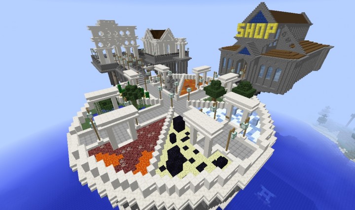 Big Server Spawn Minecraft Map