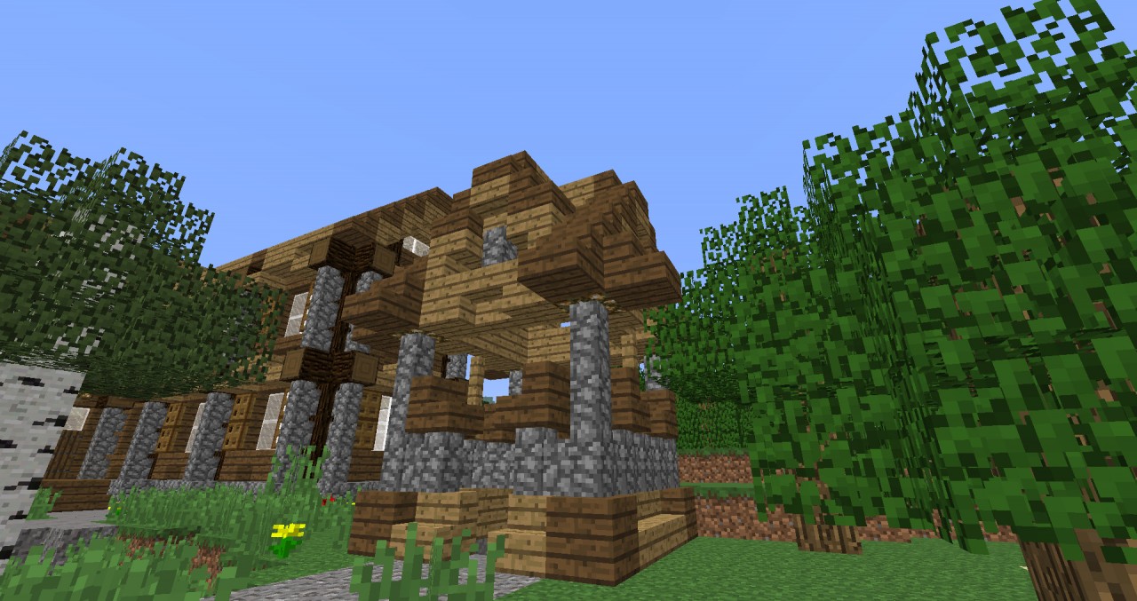 Beautiful house with well Minecraft Map