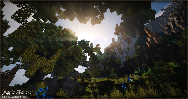 Magic Forest Landscape - [MMORPG] Minecraft Map