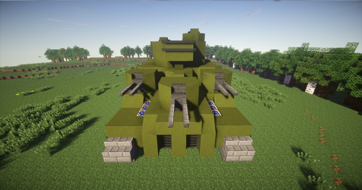 O-I 200T “オイ” Super heavy tank Minecraft Map
