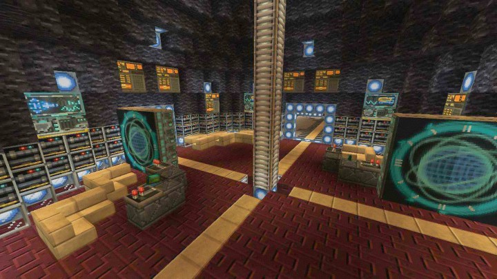 Futuristic Military Base Minecraft Map