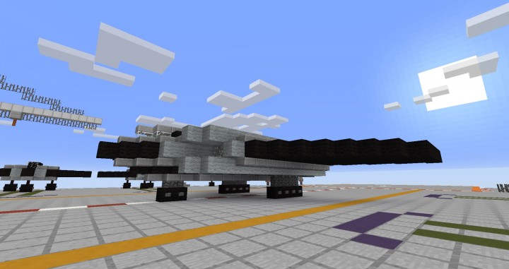 Aircraft carrier Minecraft Map