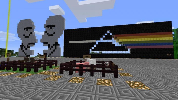 Pink Floyd Albums Minecraft Map