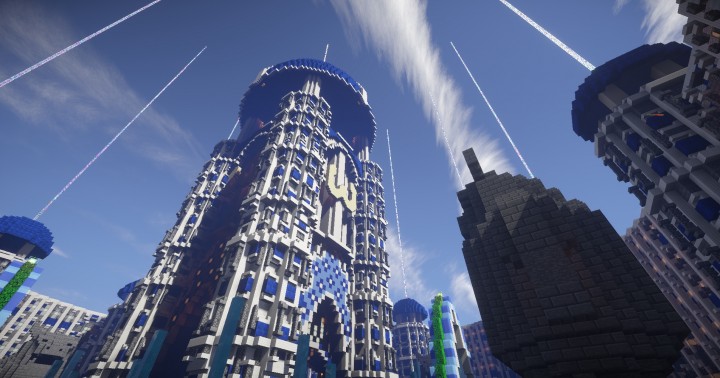 Dynamic Aqua Theme Spawn Minecraft Map