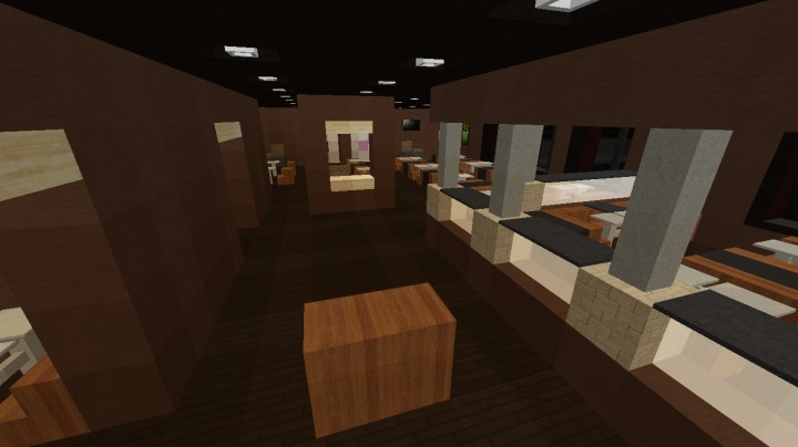 Applebees Interior | ECS Minecraft Map