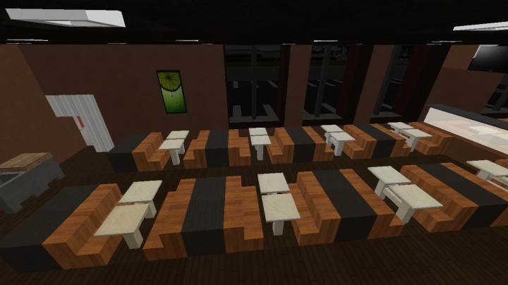 Applebees Interior | ECS Minecraft Map