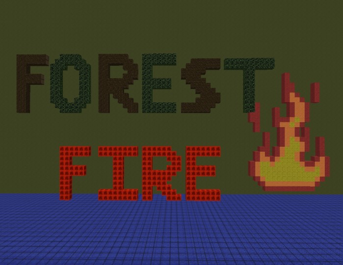 Forest Fire - Survival (Burning Forest) Minecraft Map