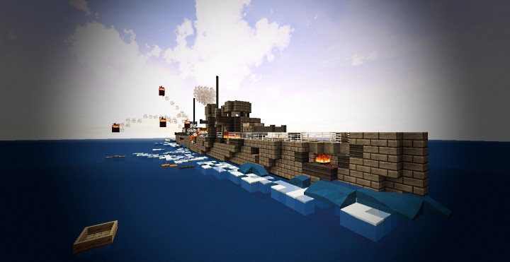 TCS Tarpon 1938 | Custom World War 2 Destroyer, 1:1 scale Minecraft Map