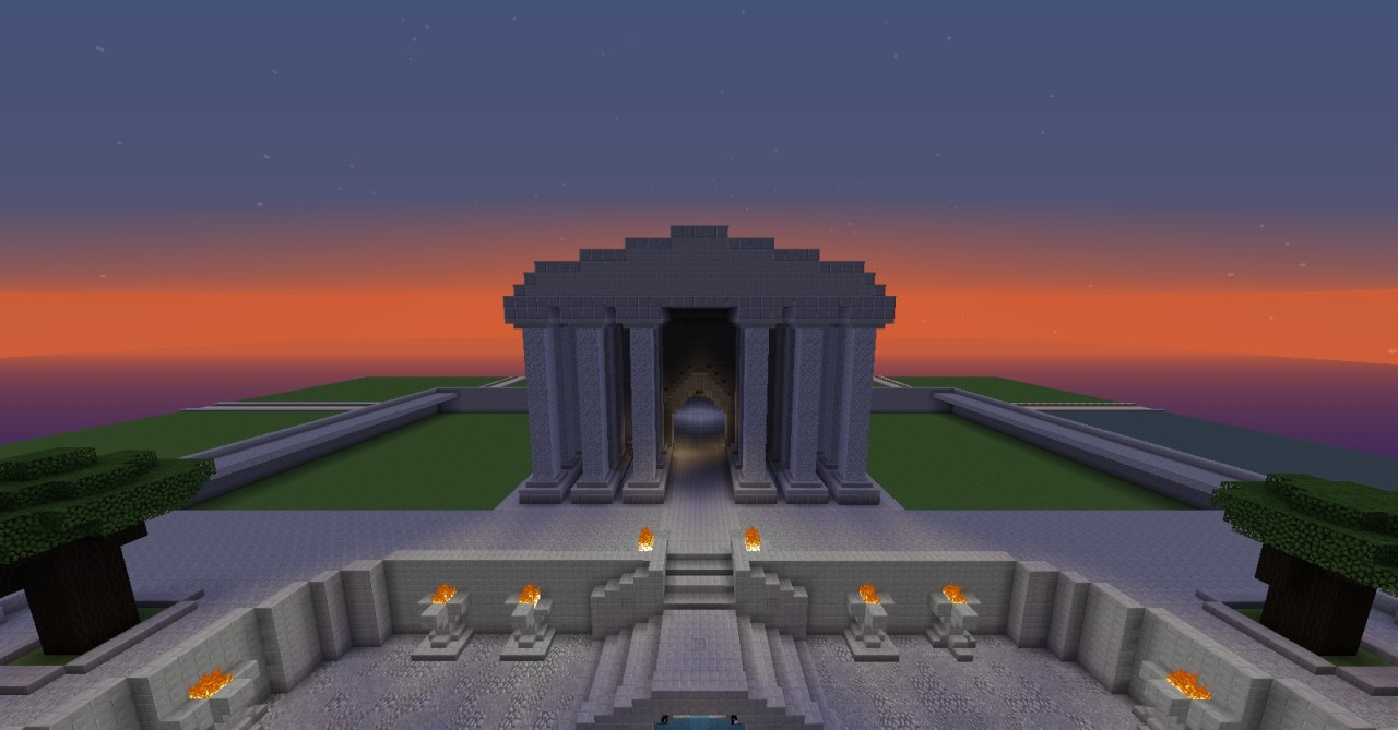 Panteon Creative Server Spawn Minecraft Map