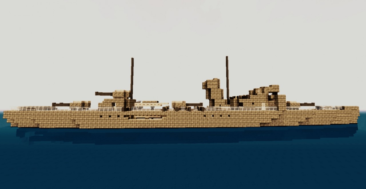 TCS Tarpon 1938 | Custom World War 2 Destroyer, 1:1 scale Minecraft Map