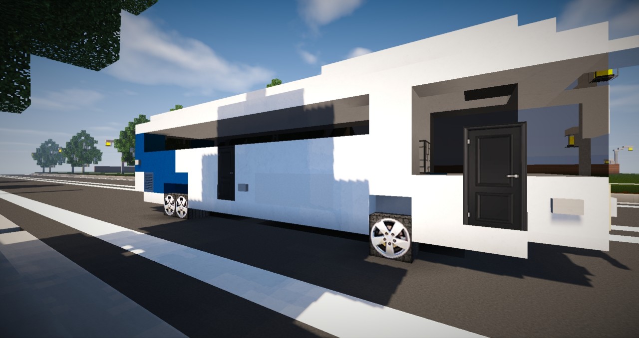 Vehicle - Coach Bus (with interior!) Minecraft Map