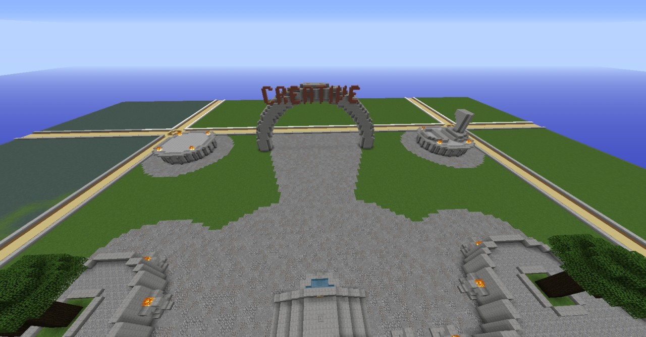 Panteon Creative Server Spawn Minecraft Map
