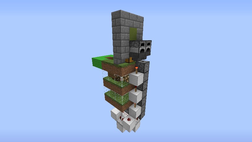 Manual Sheep-Shearing Cell Minecraft Map