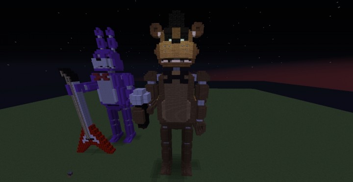 FNAF 1 Freddy Fazbear Statue Minecraft Project