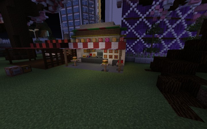 Hamburger stand Minecraft Map