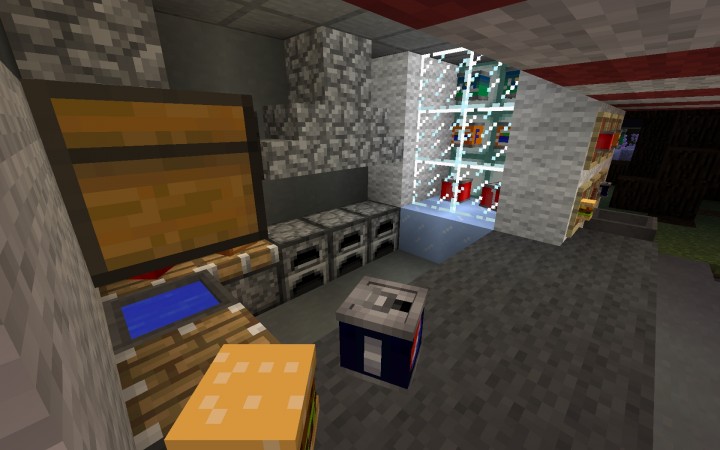 Hamburger stand Minecraft Map