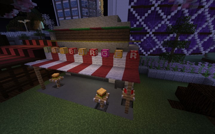 Hamburger stand Minecraft Map