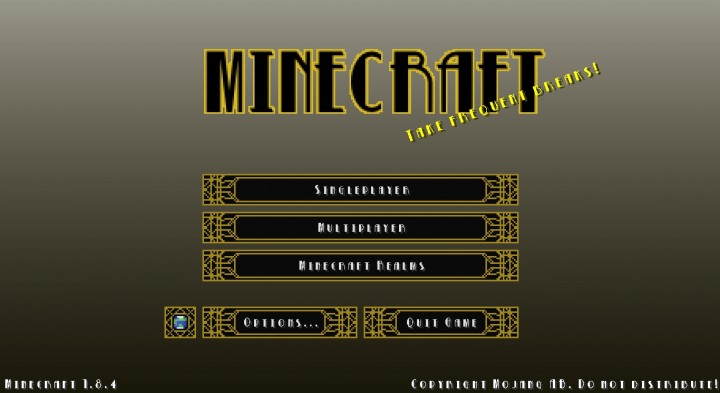 Art Deco GUI Pack Minecraft Texture Pack