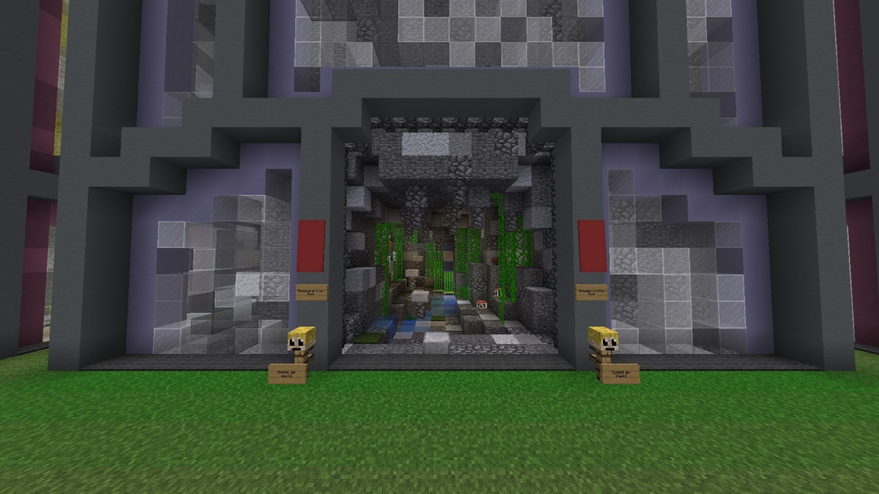 Parkour, The mossy cave Minecraft Map