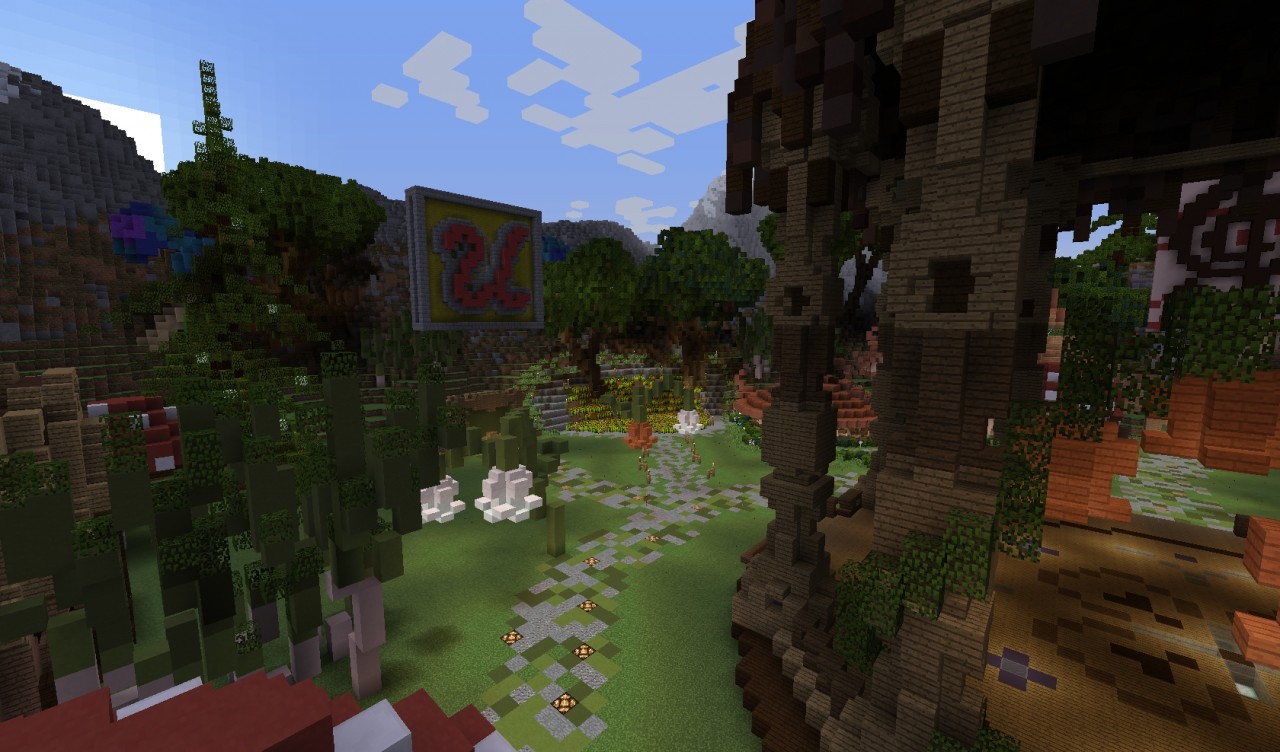 lobby : Fantasy --> MMORPG-games Minecraft Map