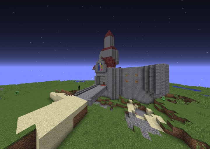 Super Mario 64 Castle Minecraft Project