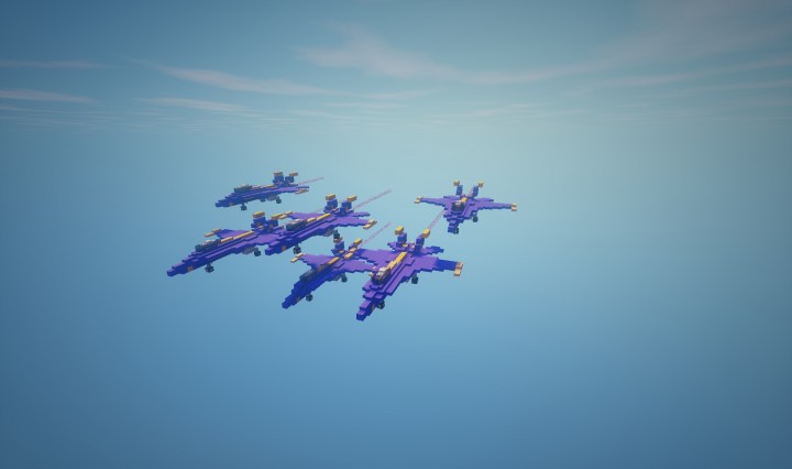 F/A-18 Blue Angels Minecraft Map