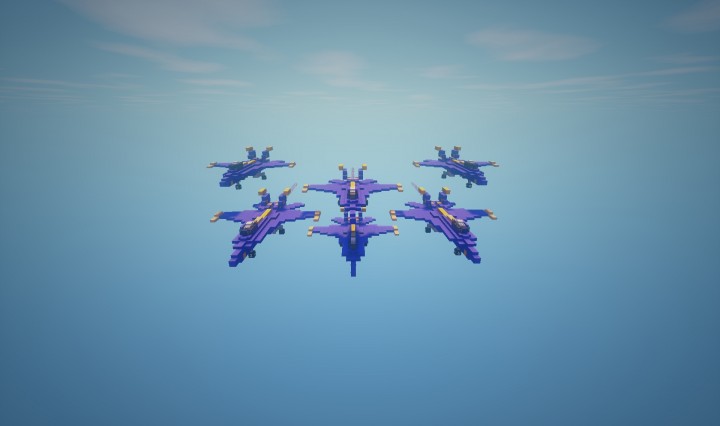 F/A-18 Blue Angels Minecraft Map