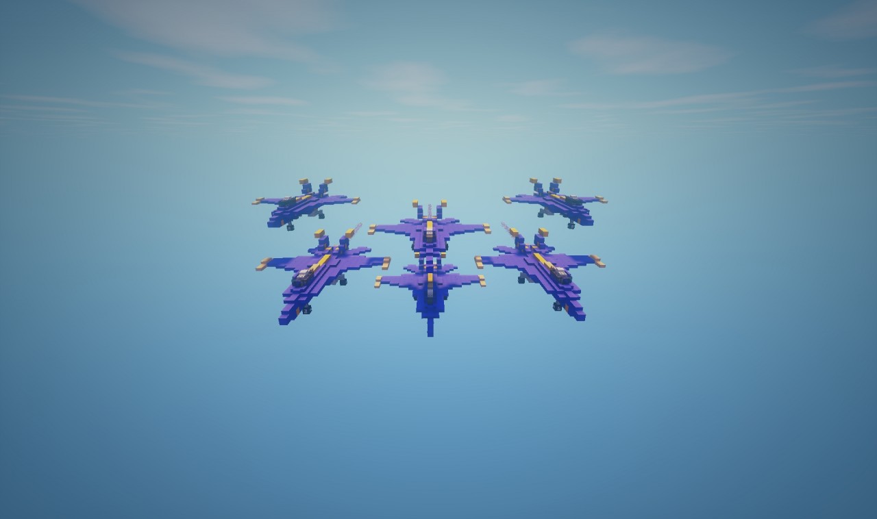 F/A-18 Blue Angels Minecraft Map