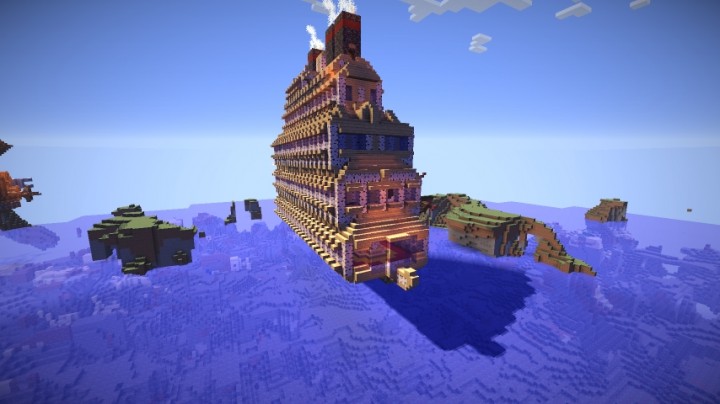 Steampunk Airships Minecraft Map