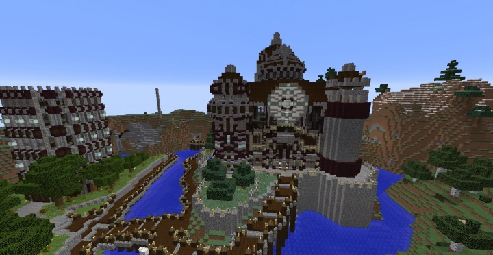 Dark Elf City Minecraft Map