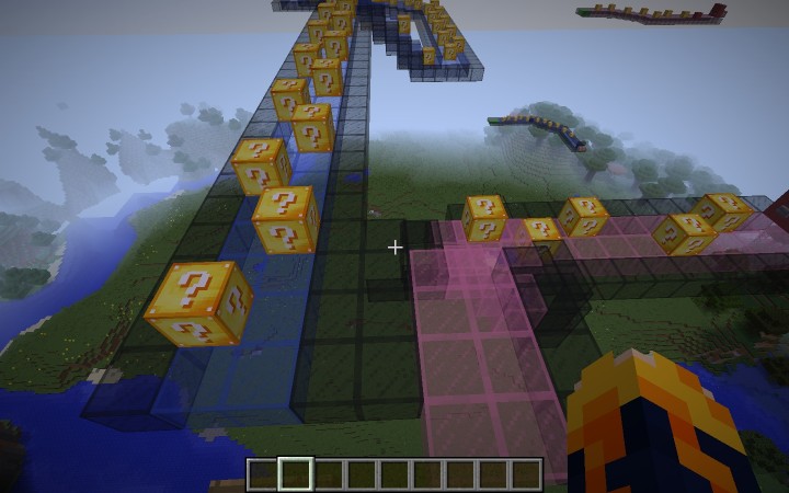 Giant Lucky Block Race for Pat and Jen Minecraft Map