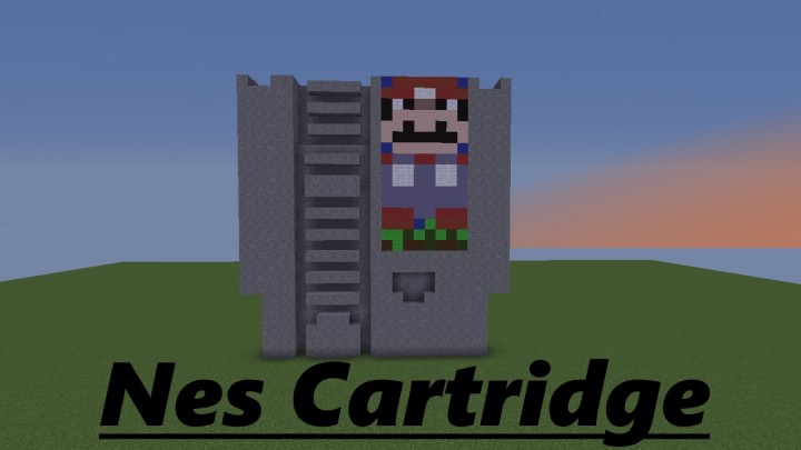 Nintendo Entertainment System Cartridge Minecraft Map