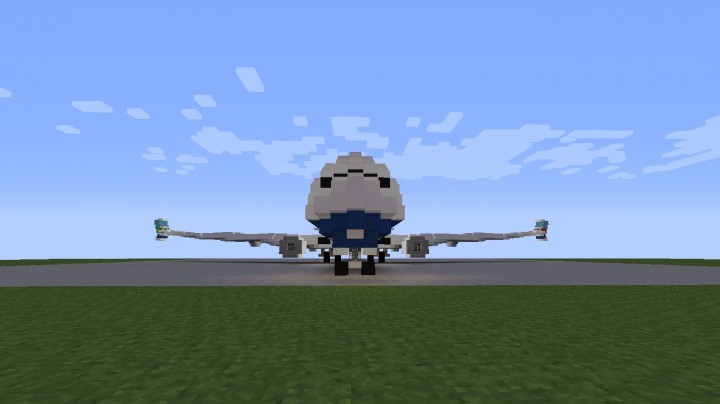 Boeing 737 MAX-8 Minecraft Map