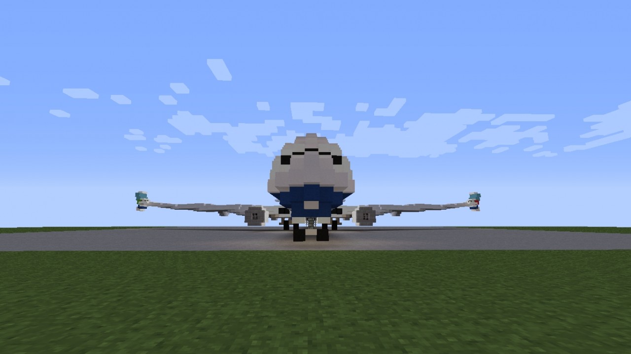 Boeing 737 MAX-8 Minecraft Map