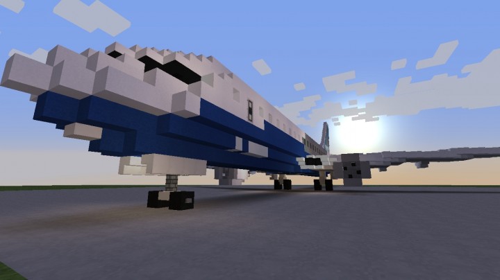 Boeing 737 MAX-8 Minecraft Map