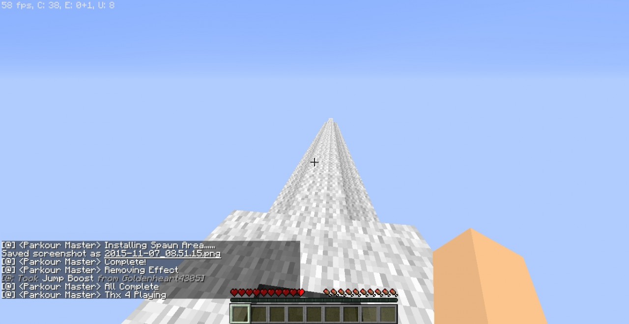 Parkour Master Minecraft Map