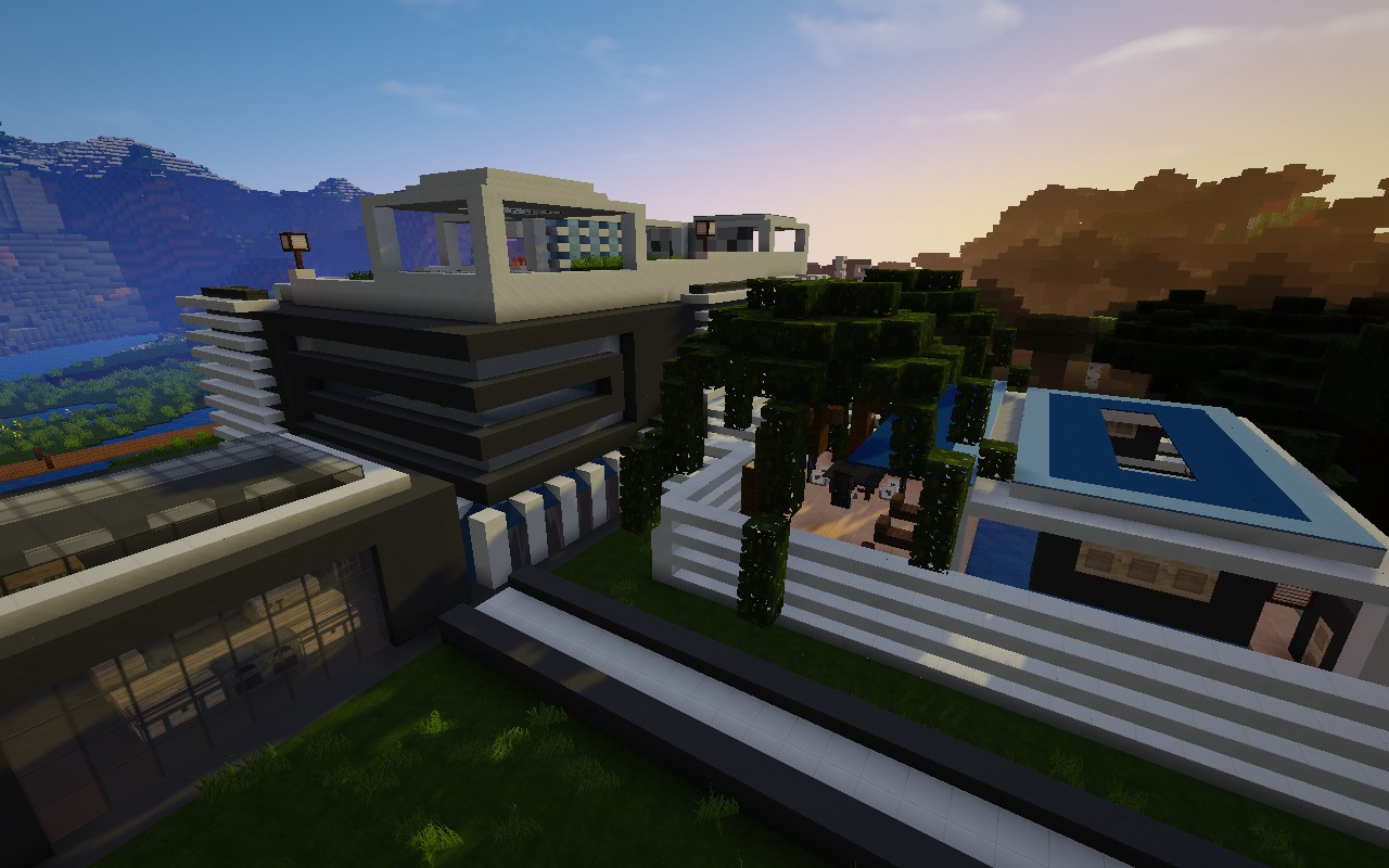 Darkwood Forest Modern Mansion Minecraft Map