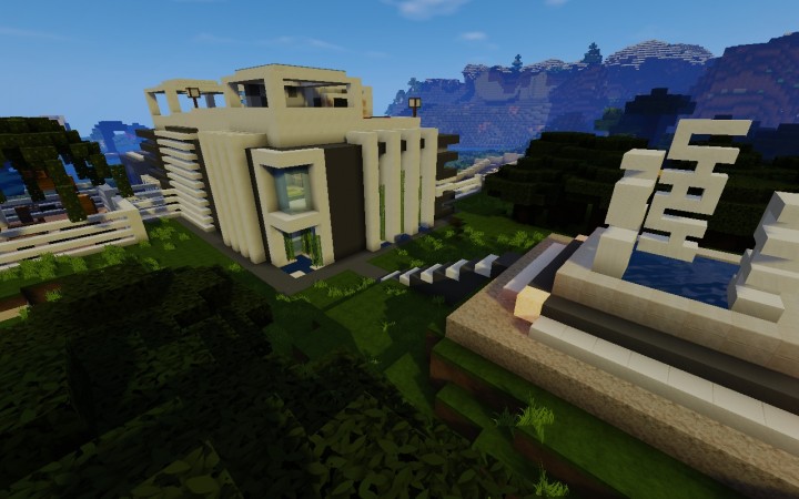 Darkwood Forest Modern Mansion Minecraft Map