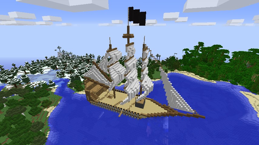 [Mutiplayer] Epic Ship Battle Minecraft Map