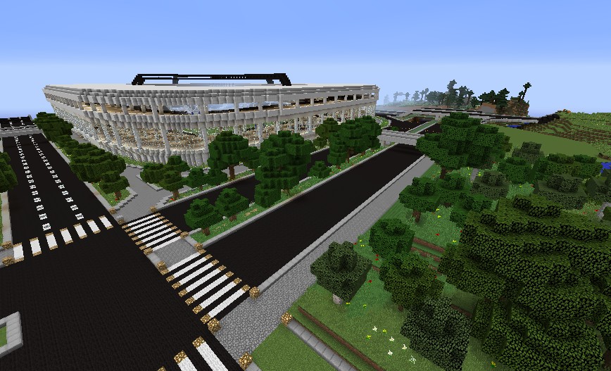 Rugby Stadium Minecraft Map