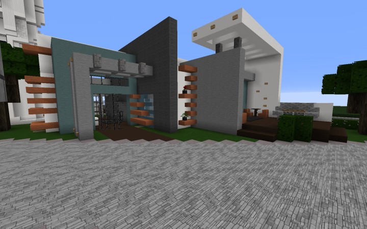 Modern Creative House Minecraft Map